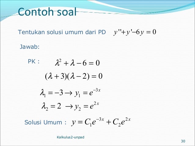 Contoh Soal Sistem Persamaan Diferensial - Pendidik Siswa Contoh Soal Sistem Persamaan Diferensial - Pendidik Siswa