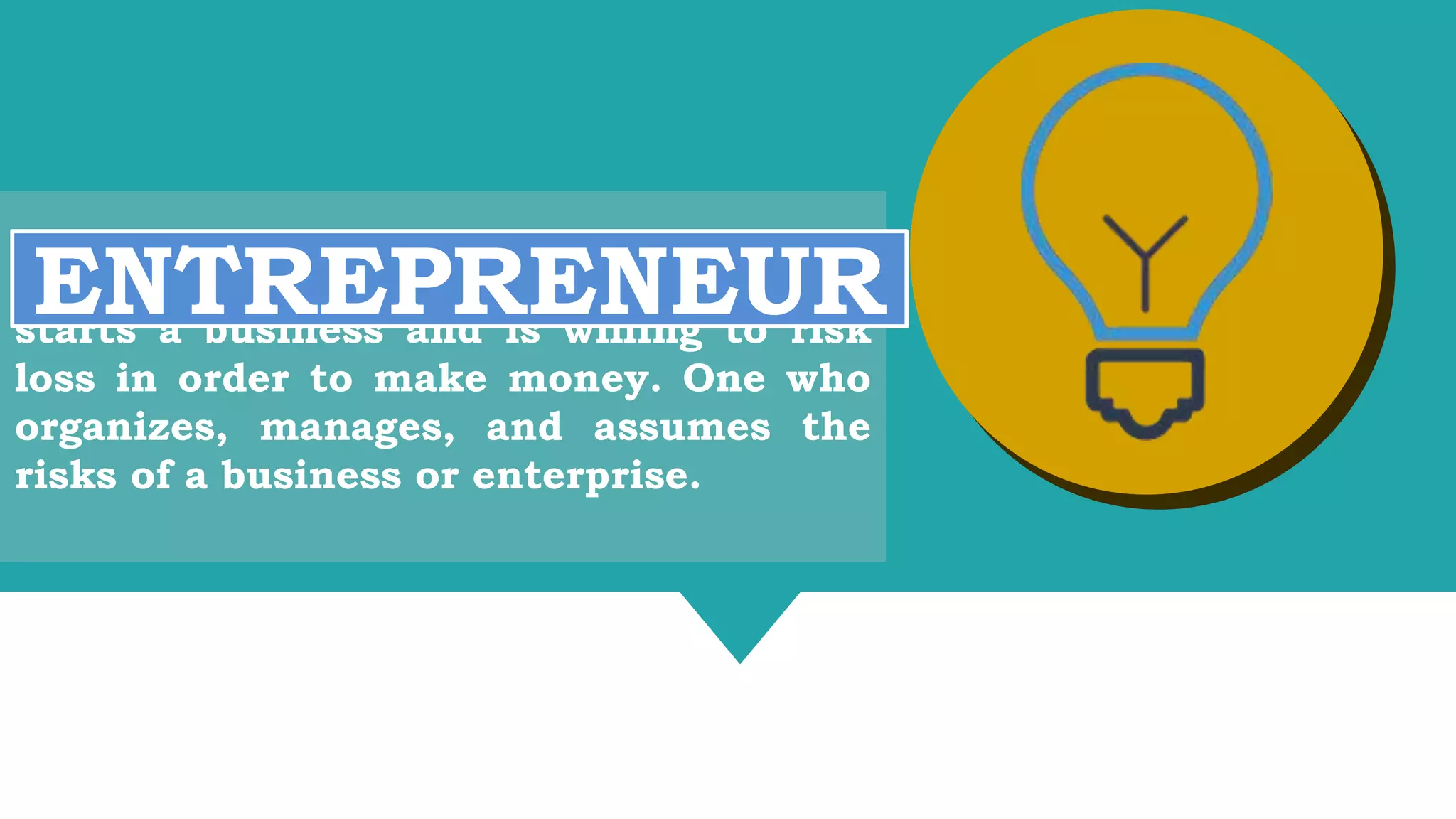 6 Key Concepts as an Introduction to Entrepreneurship | PPT