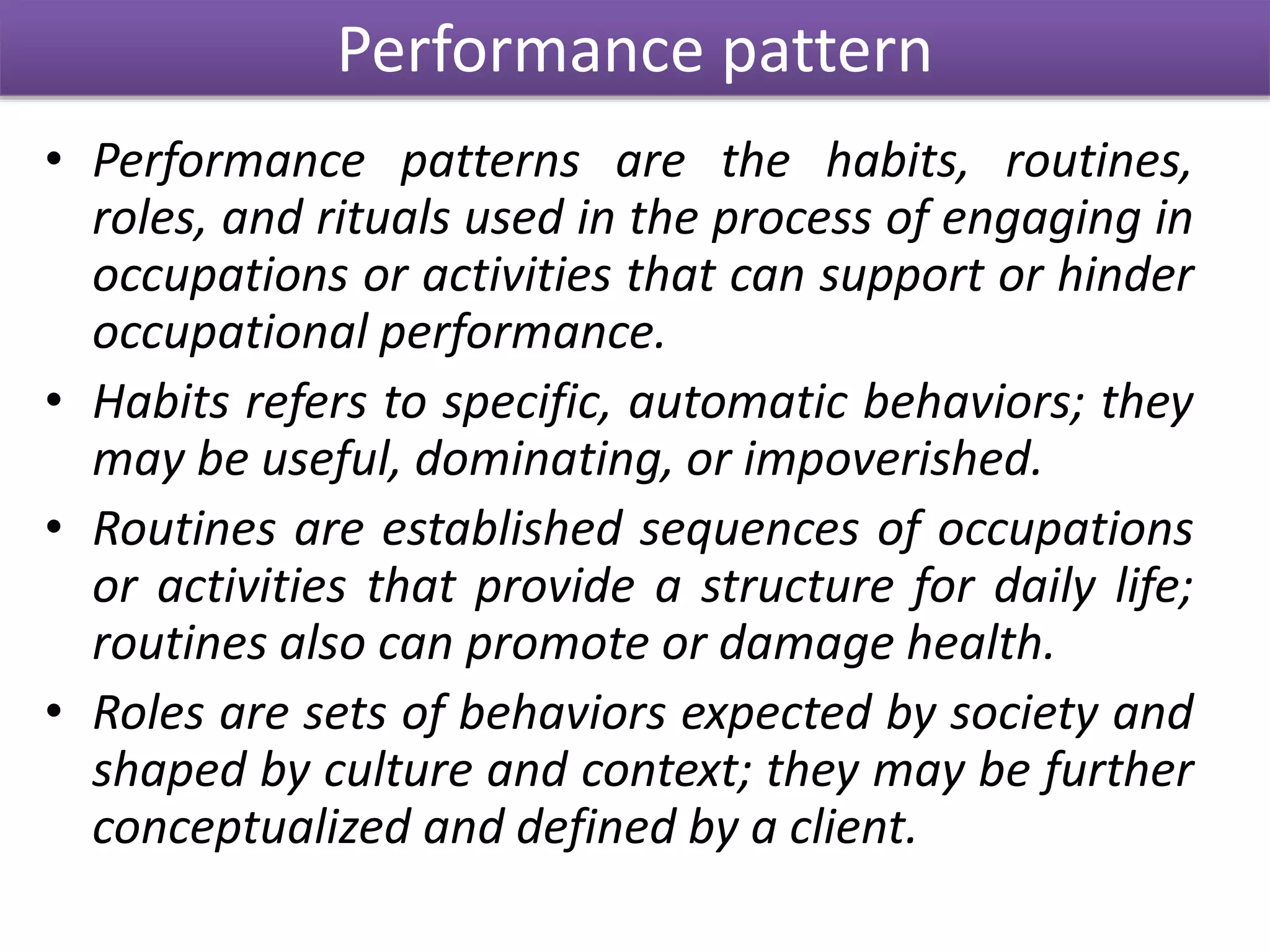 Occupational Therapy Practice Framework- American Occupational Therapy ...