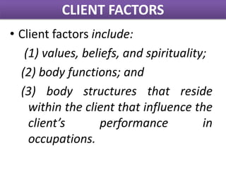 Occupational Therapy Practice Framework- American Occupational Therapy ...