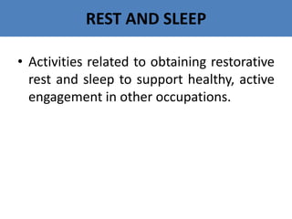 Rest and Sleep | PPTX