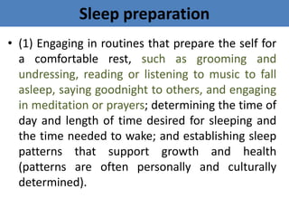 Rest and Sleep | PPTX