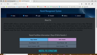 Hostel management system | PPTX