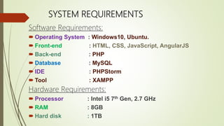 Hostel management system | PPTX
