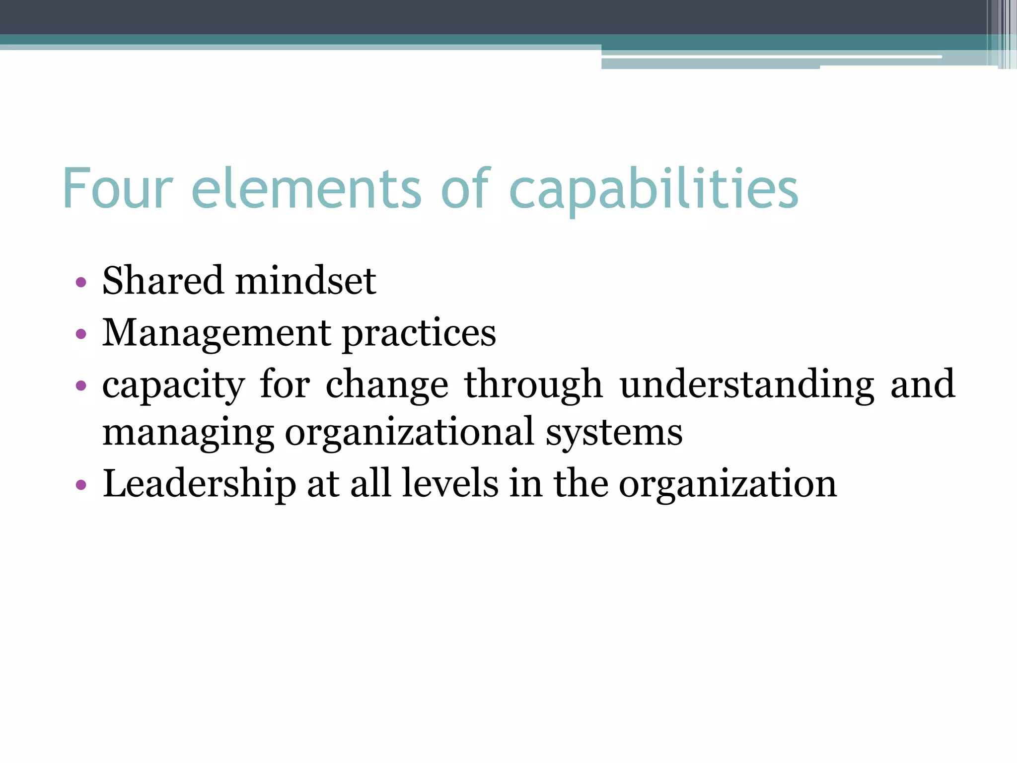 Organizational capability | PPTX