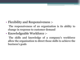 Organizational capability | PPTX | Business Administration | Business