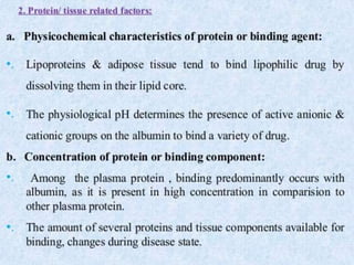 Protein binding Interation | PPTX | Pharmaceutical Industry | Industries
