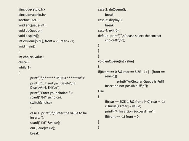 What is Stack, Its Operations, Queue, Circular Queue, Priority Queue | PDF | Programming ...