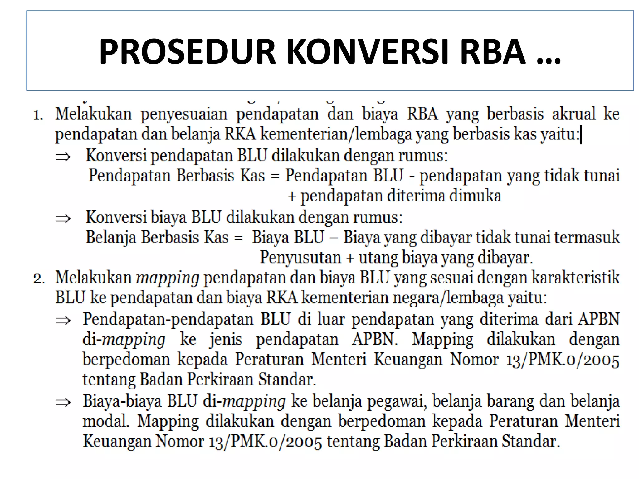 Sistematika Penyusunan RBA BLU-BLUD_ Materi Workshop "Penyusunan RENCANA BISNIS & ANGGARAN BLU ...