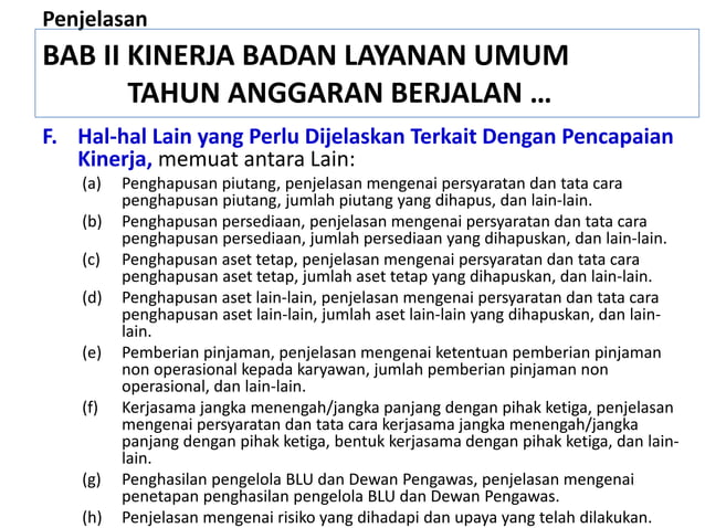 Sistematika Penyusunan RBA BLU-BLUD_ Materi Workshop "Penyusunan RENCANA BISNIS & ANGGARAN BLU ...