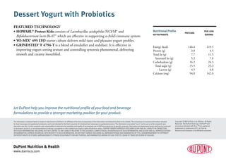 DESSERT YOGURT WITH PROBIOTICS | PDF