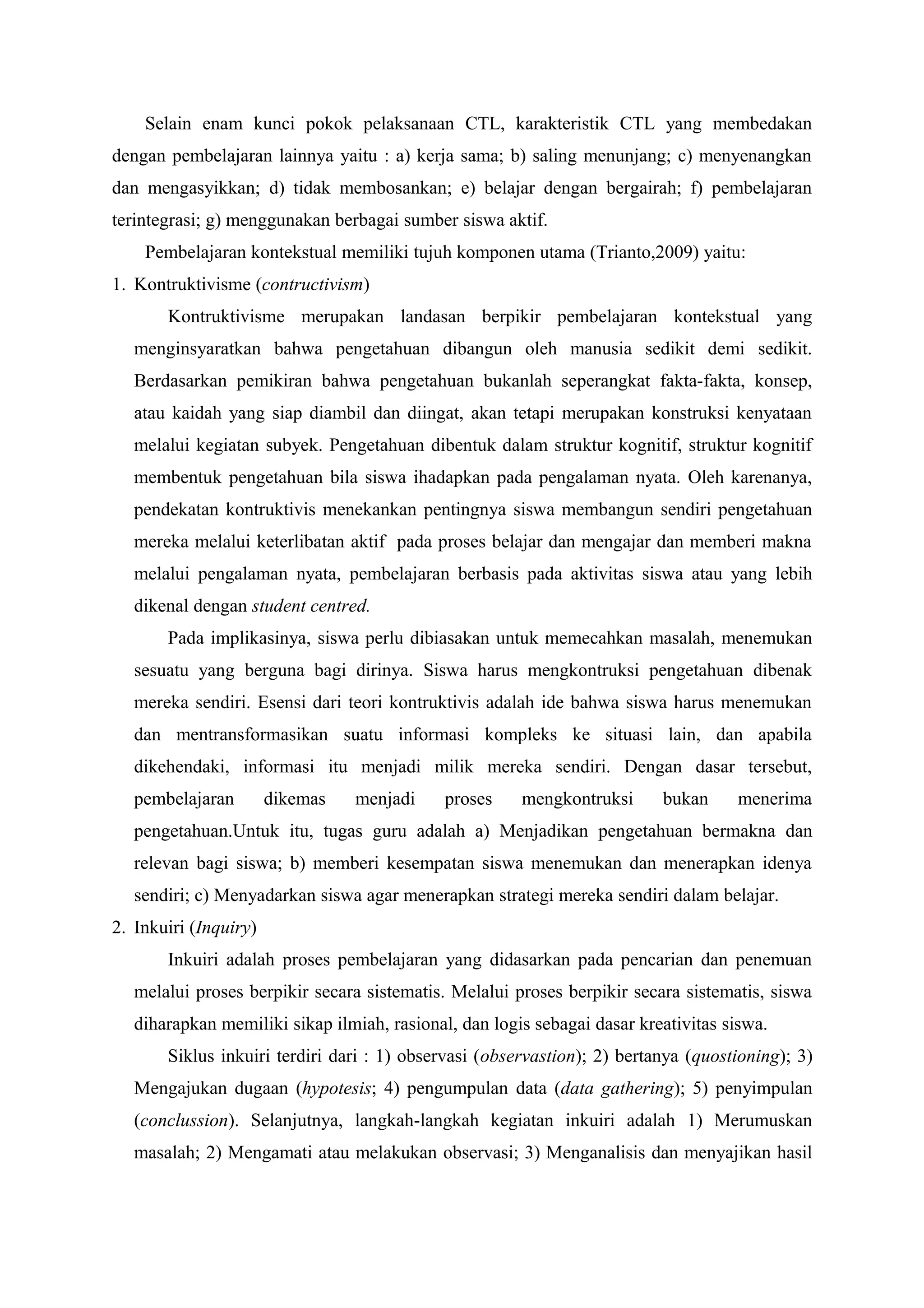 3. Pendekatan dan Model Pembelajaran Matematika | DOC