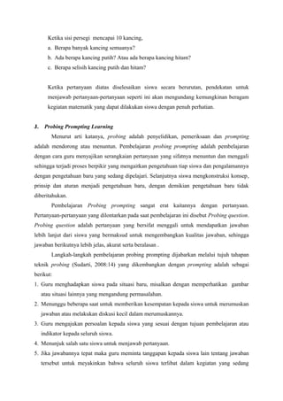 3. Pendekatan dan Model Pembelajaran Matematika | DOC