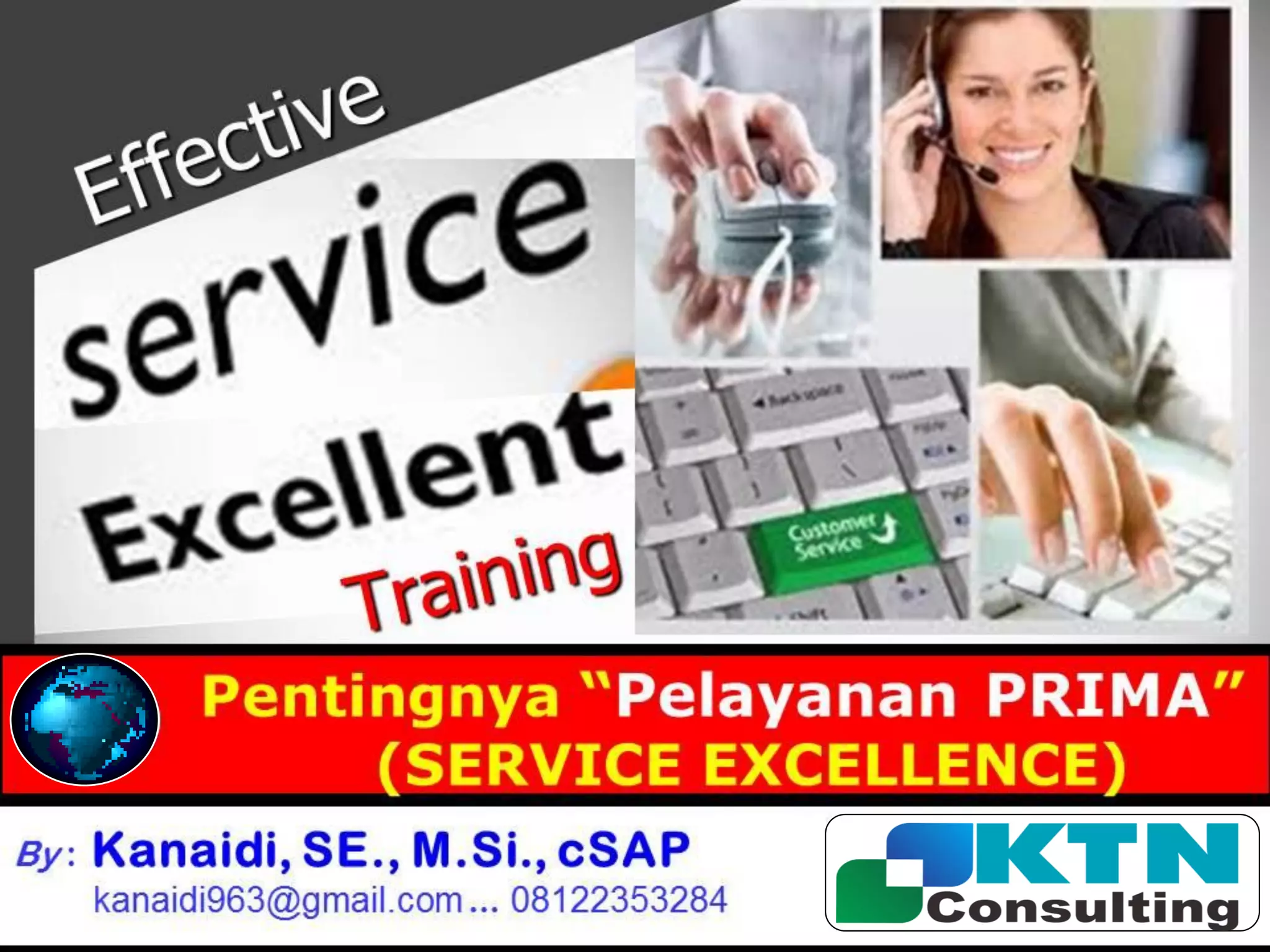 Service Excellence Concept_ Materi Training "SERVICE EXCELLENCE ...