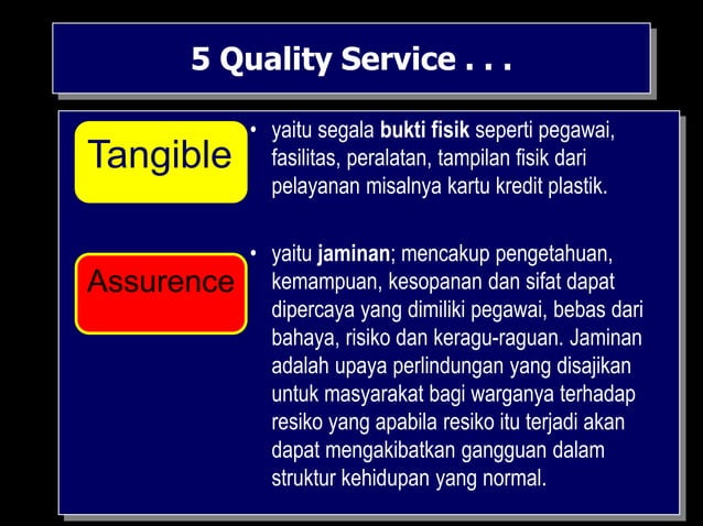 Service Excellence Concept_ Materi Training "SERVICE EXCELLENCE ...