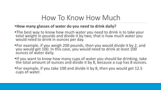 Water intake | PPT