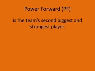 Basic positions | PPTX