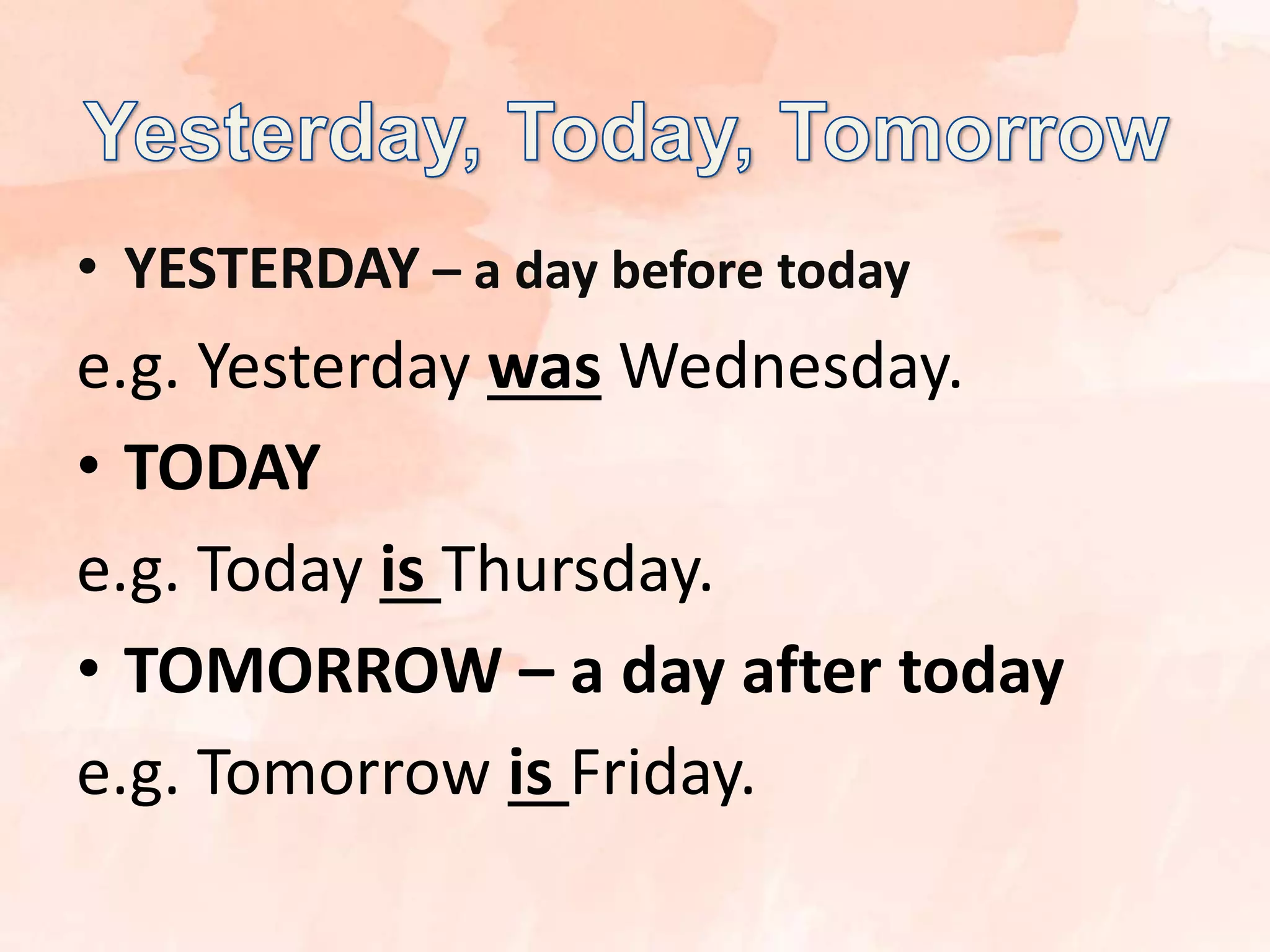 Dates in English (Days & Months) | PPTX