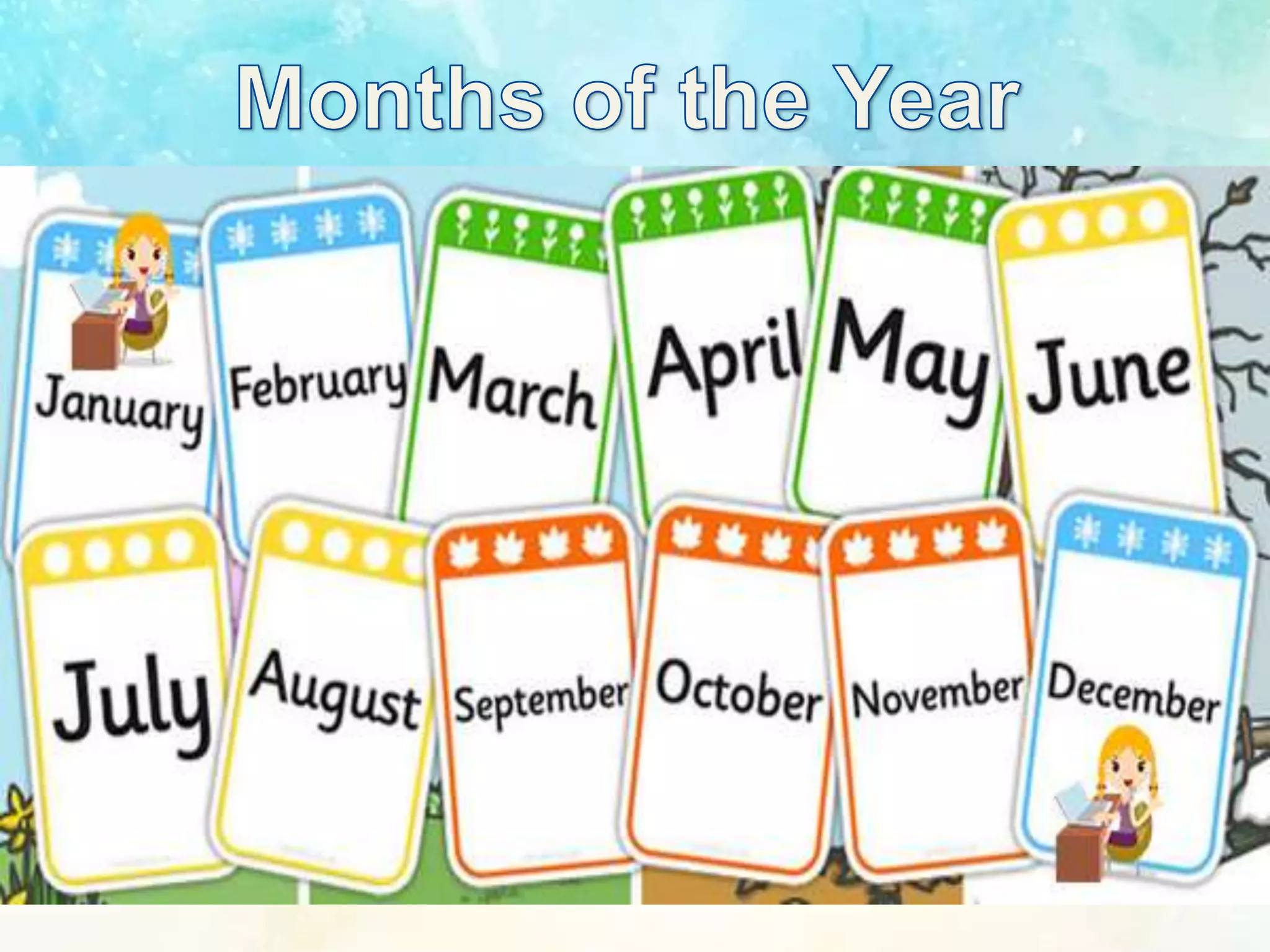 Dates in English (Days & Months) | PPTX