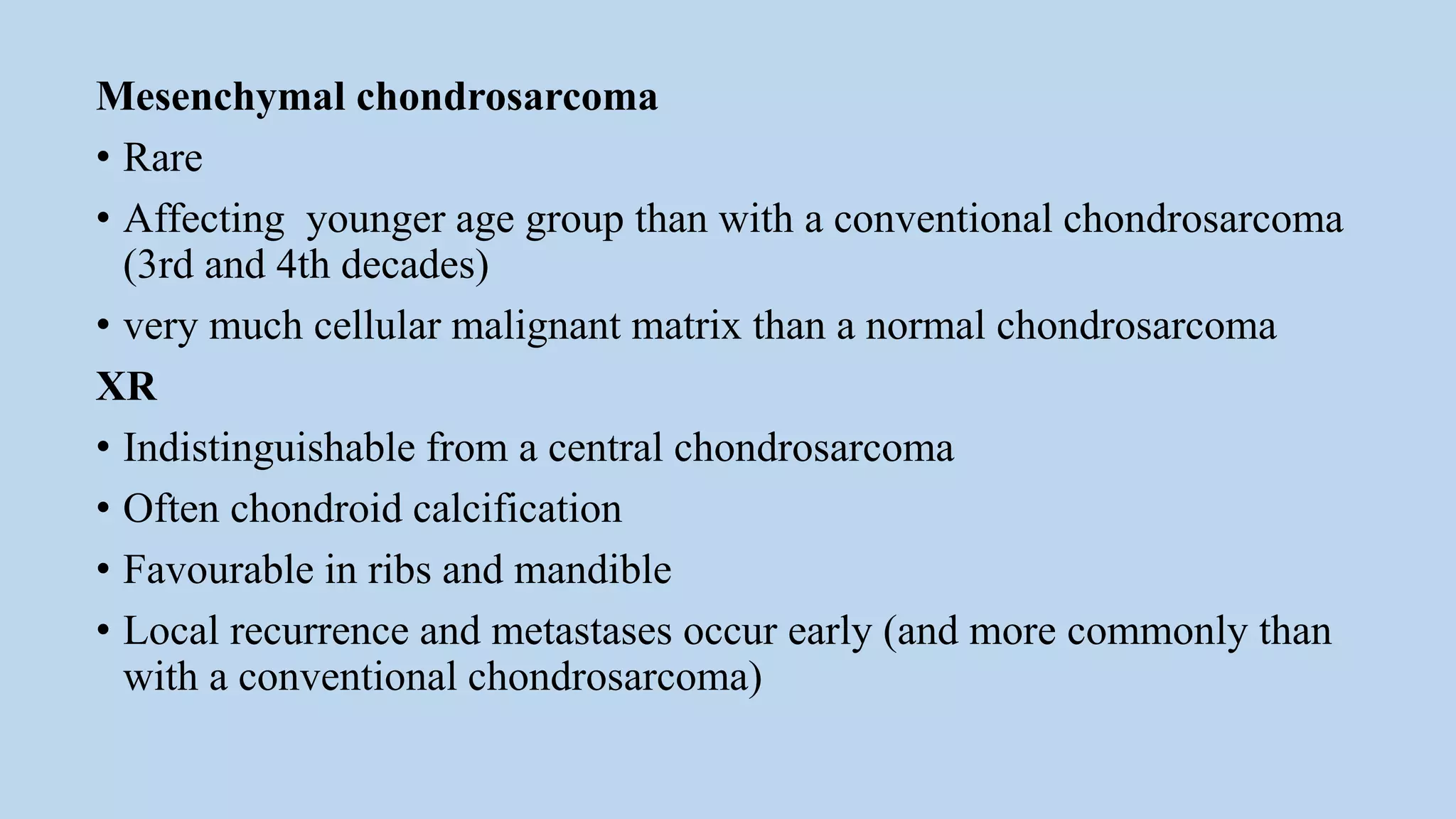 Malignant bone tumours | PPTX | Bone and Joint Conditions | Diseases ...