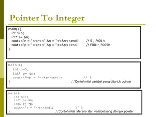 3. Pointer dan List Berkait Singly | PPT