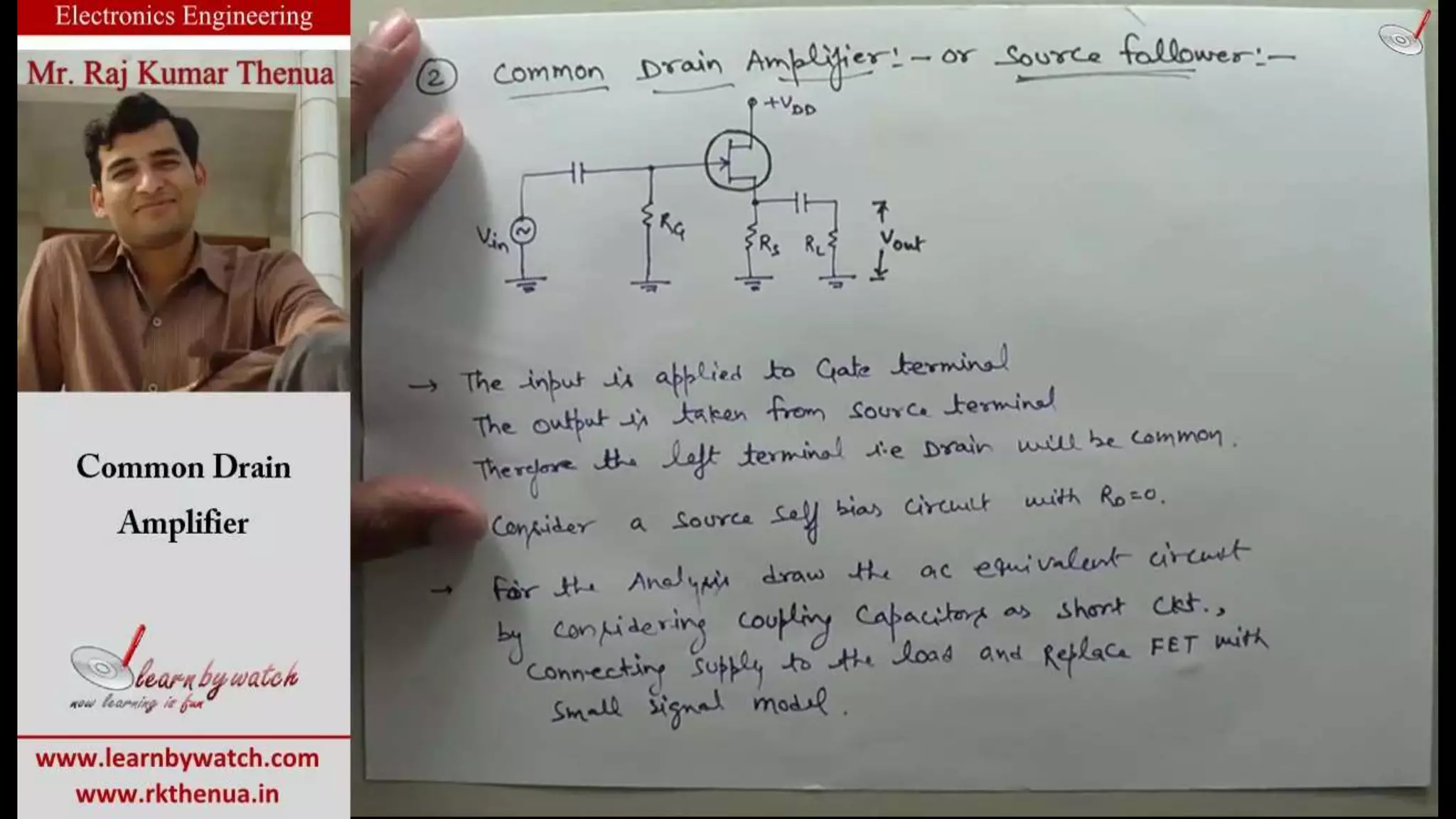 3.1.4 common drain amplifier | PPTX