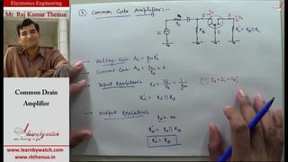 3.1.4 common drain amplifier | PPTX