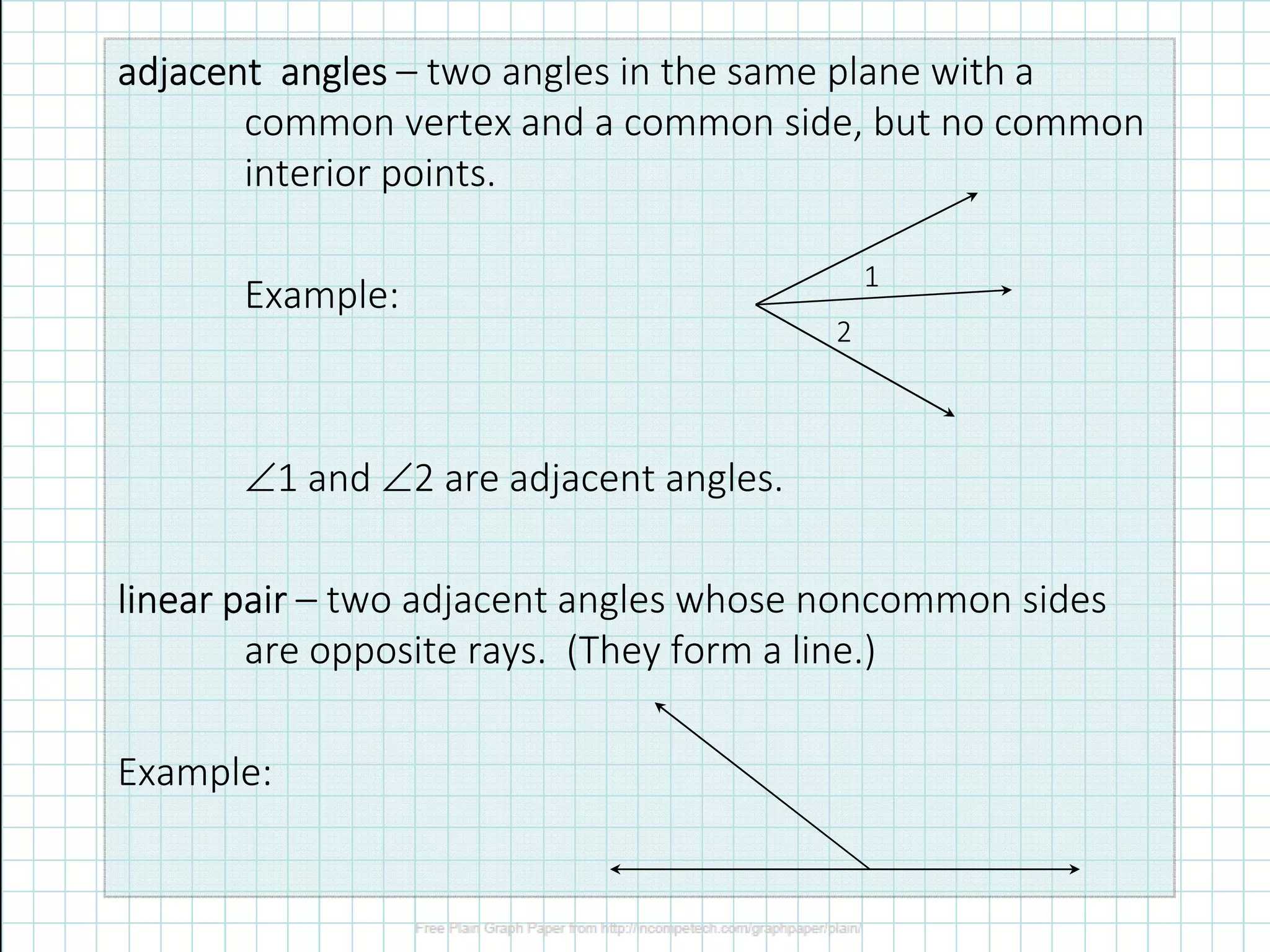 3.1 Pairs of Angles | PPT