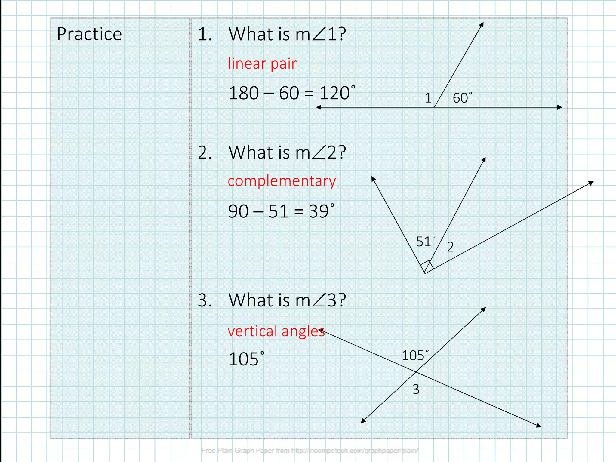 3.1 Pairs of Angles | PPT