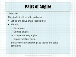 3.1 Pairs of Angles | PDF