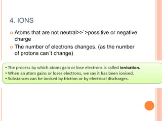 3. the material world, atoms | PPTX