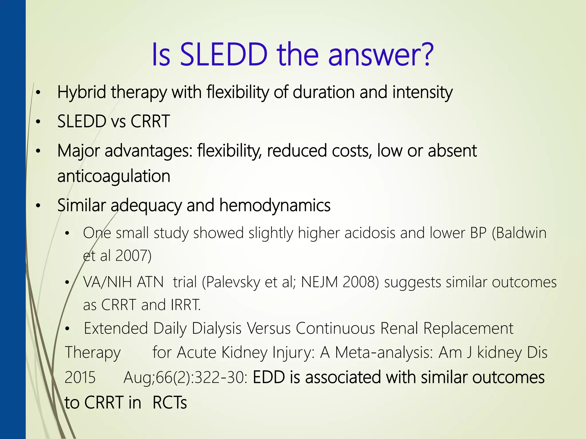 Renal Replacement therapy in the ICU | PPTX