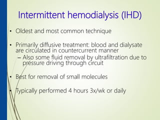 Renal Replacement therapy in the ICU | PPTX
