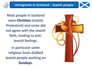 higher migration and empire - immigrants in scotland jews | PPTX ...