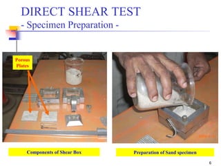 Geotechnical Engineering-II [Lec #3: Direct Shear Test) | PPSX | Civil ...