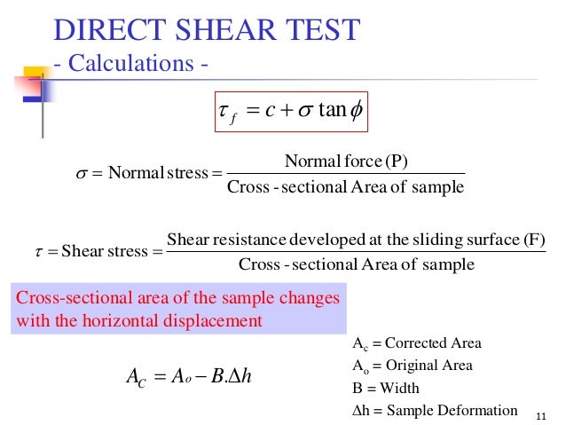 Geotechnical Engineering-II [Lec #3: Direct Shear Test)
