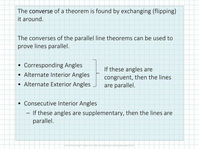 3.3 Proving Lines Parallel | PPT
