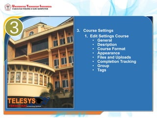 3. course setting | PPT