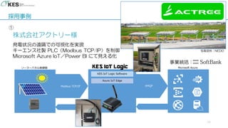 KES IoT Logicのご紹介(金沢エンジニアリングシステムズ) | PPT