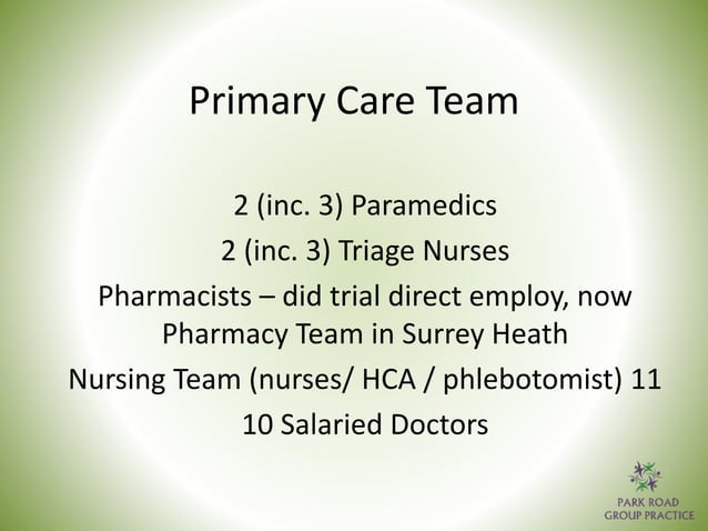 3.3 - Primary Care Transformation in Frimley ICS | PPT