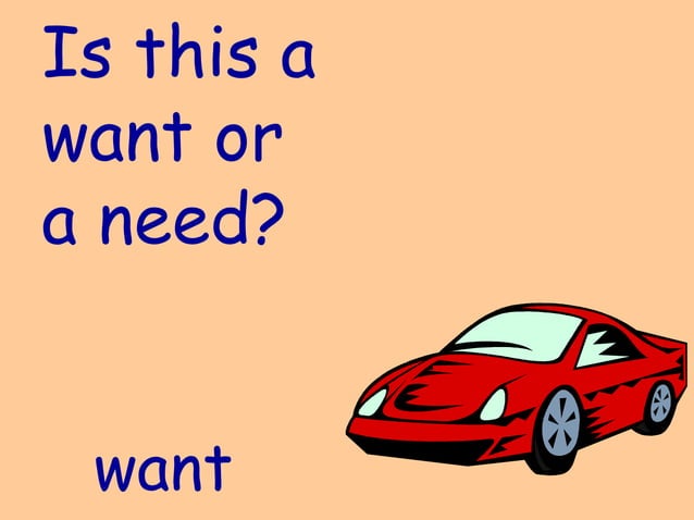 3.classification of wants ppt gp | PPT