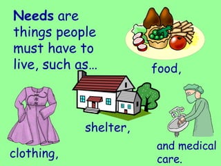 3.classification of wants ppt gp | PPT