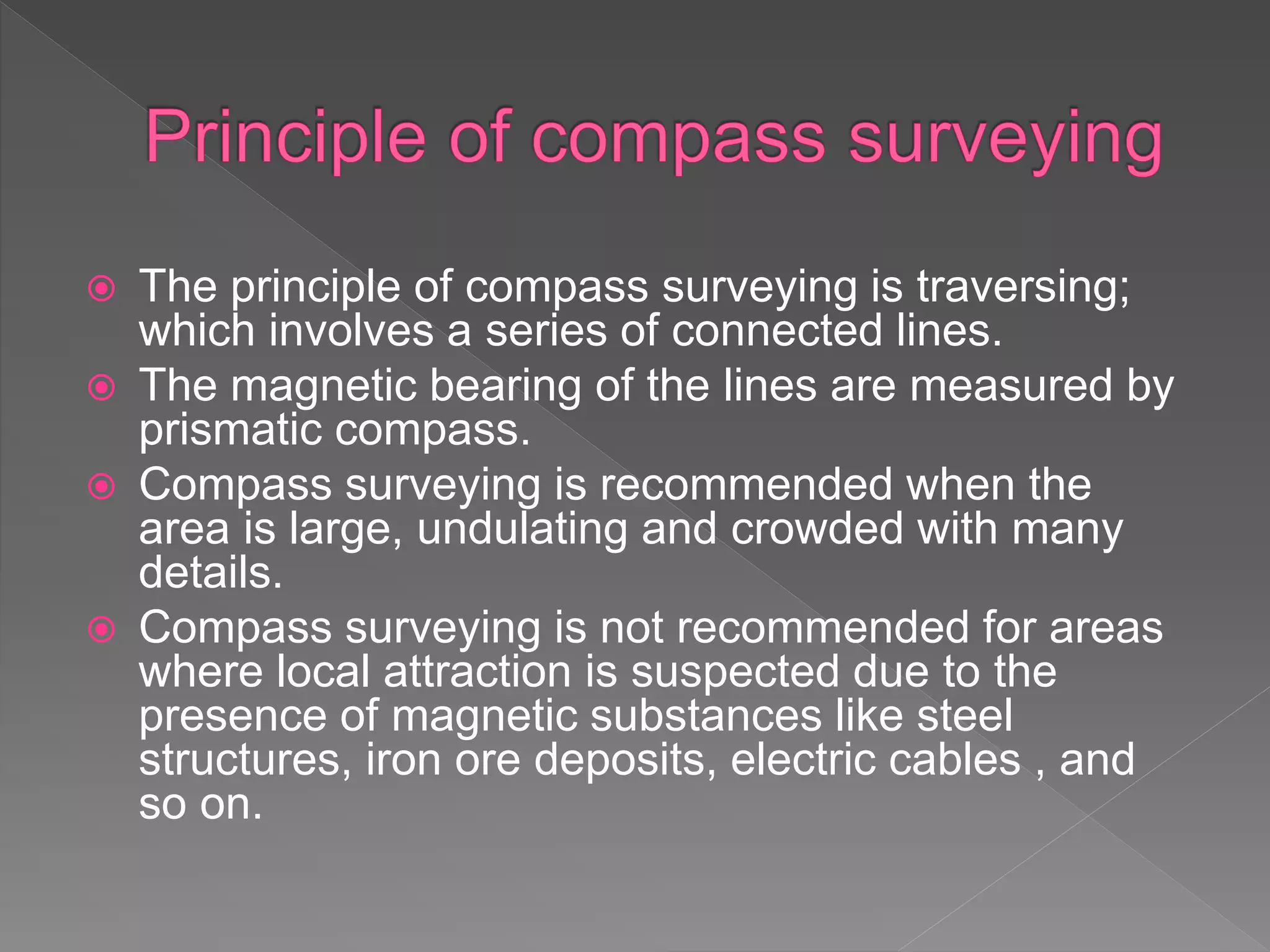 3.compass surveying | PPTX