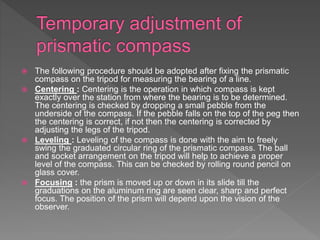 3.compass surveying | PPTX