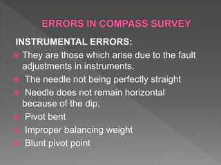 3.compass surveying | PPTX