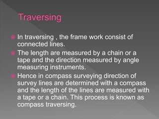 3.compass surveying | PPTX