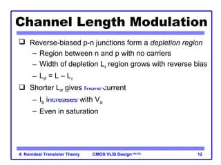 MOS-Nonideal charecteristics | PPT