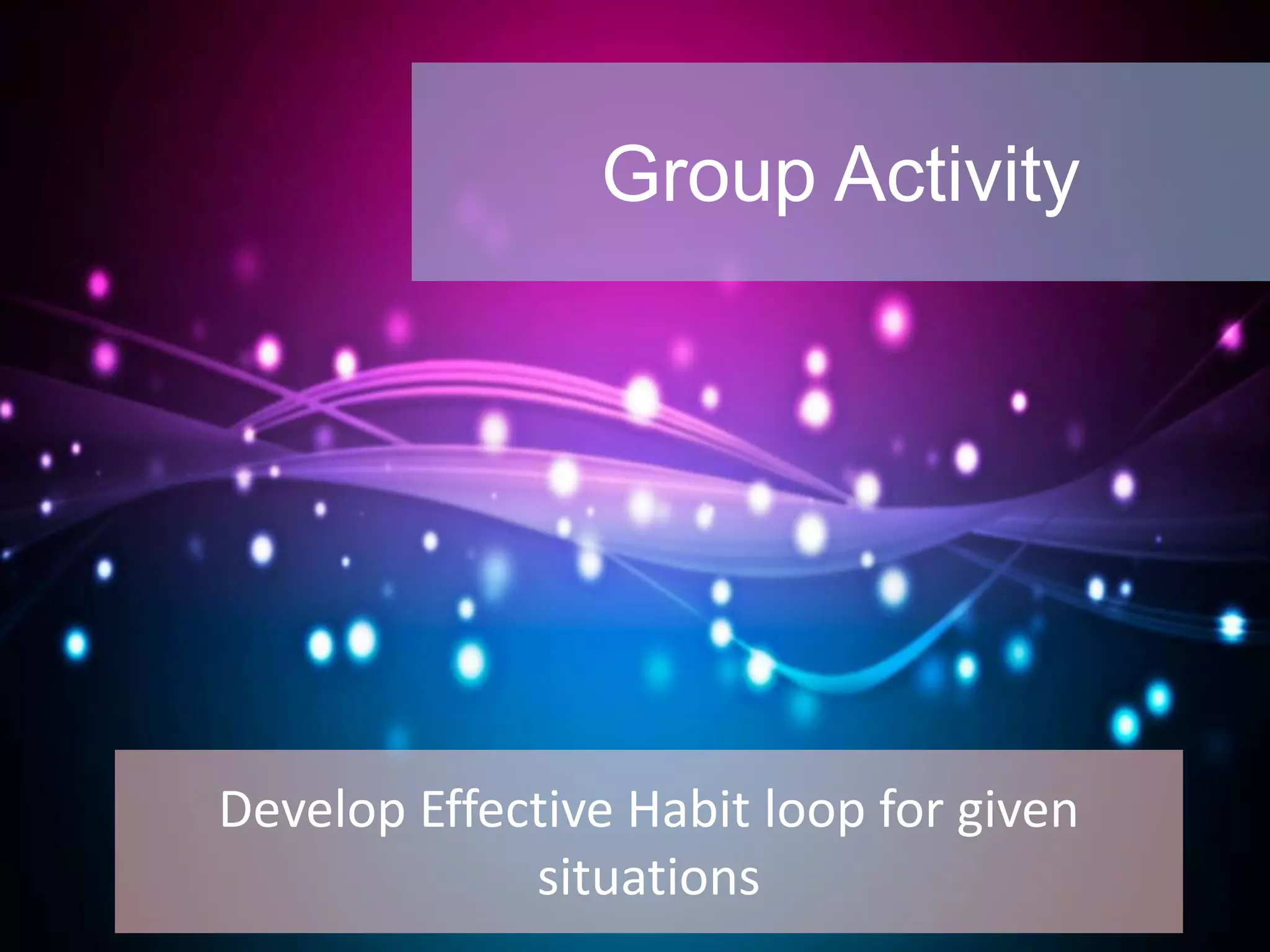 7 Habits: 3. Habit Loop | PPTX