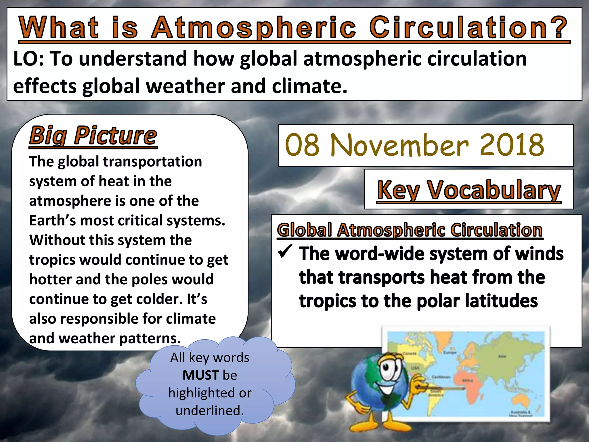 3. Atmospheric circulation | PPTX