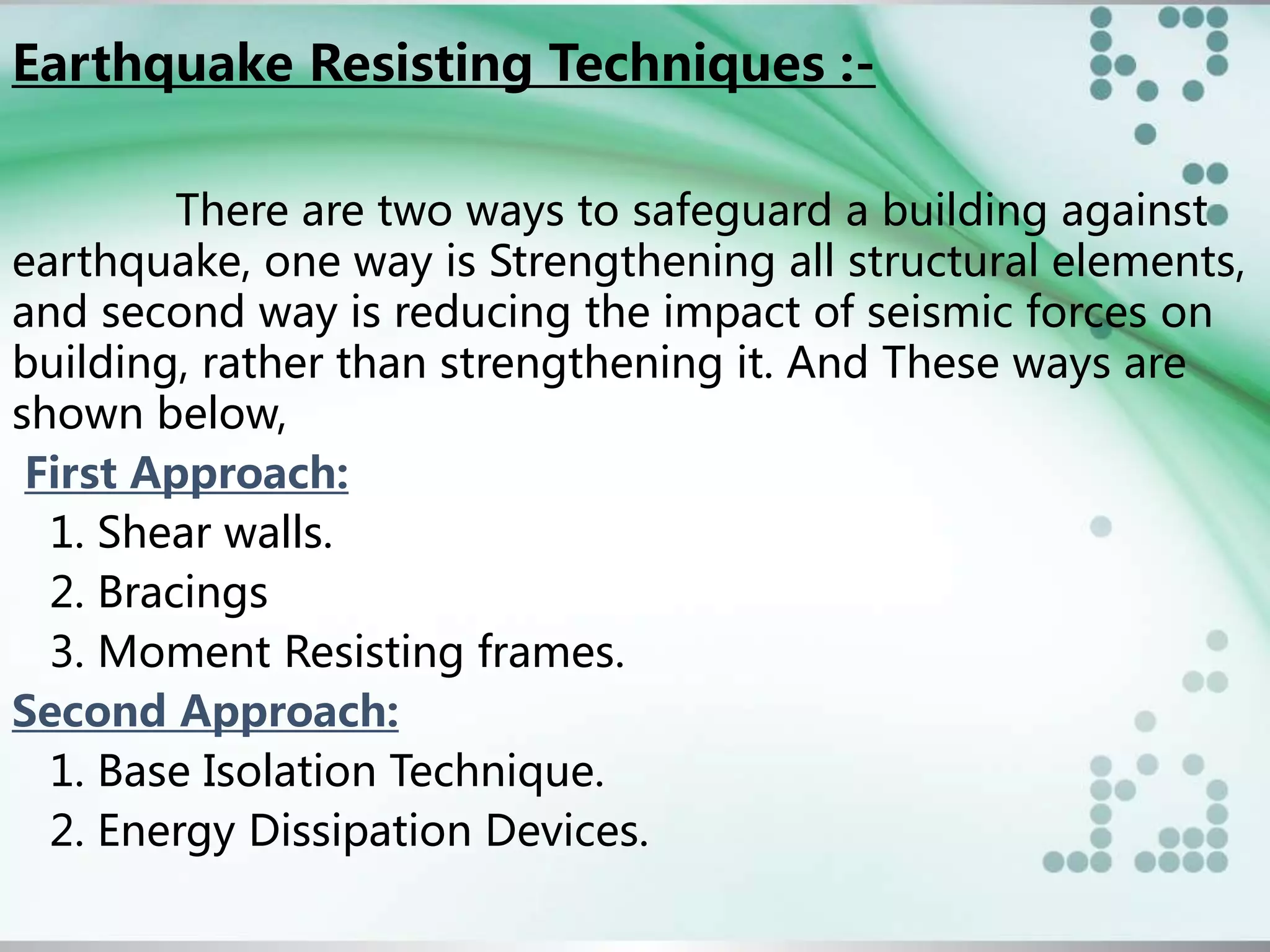 Earthquake Resistant Building | PPTX | Civil Engineering Industry ...
